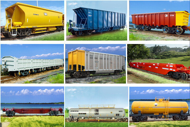 all kinds of railway freight wagons manufacture China